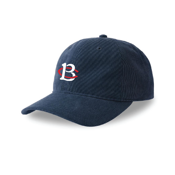 BackChat Corduroy Cap - Navy - BackChat Studios